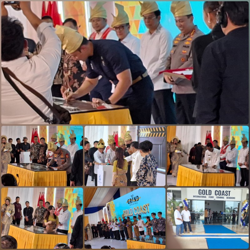 DITANDAI DENGAN PENEKANAN TOMBOL SIRENE DAN PENANDATANGANAN PRASASTI ...