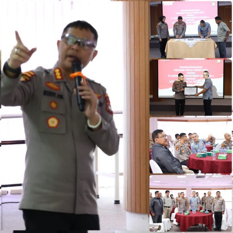 Ditpamobvit Polda Kepri dan PT Batamindo Investment Cakrawala ...